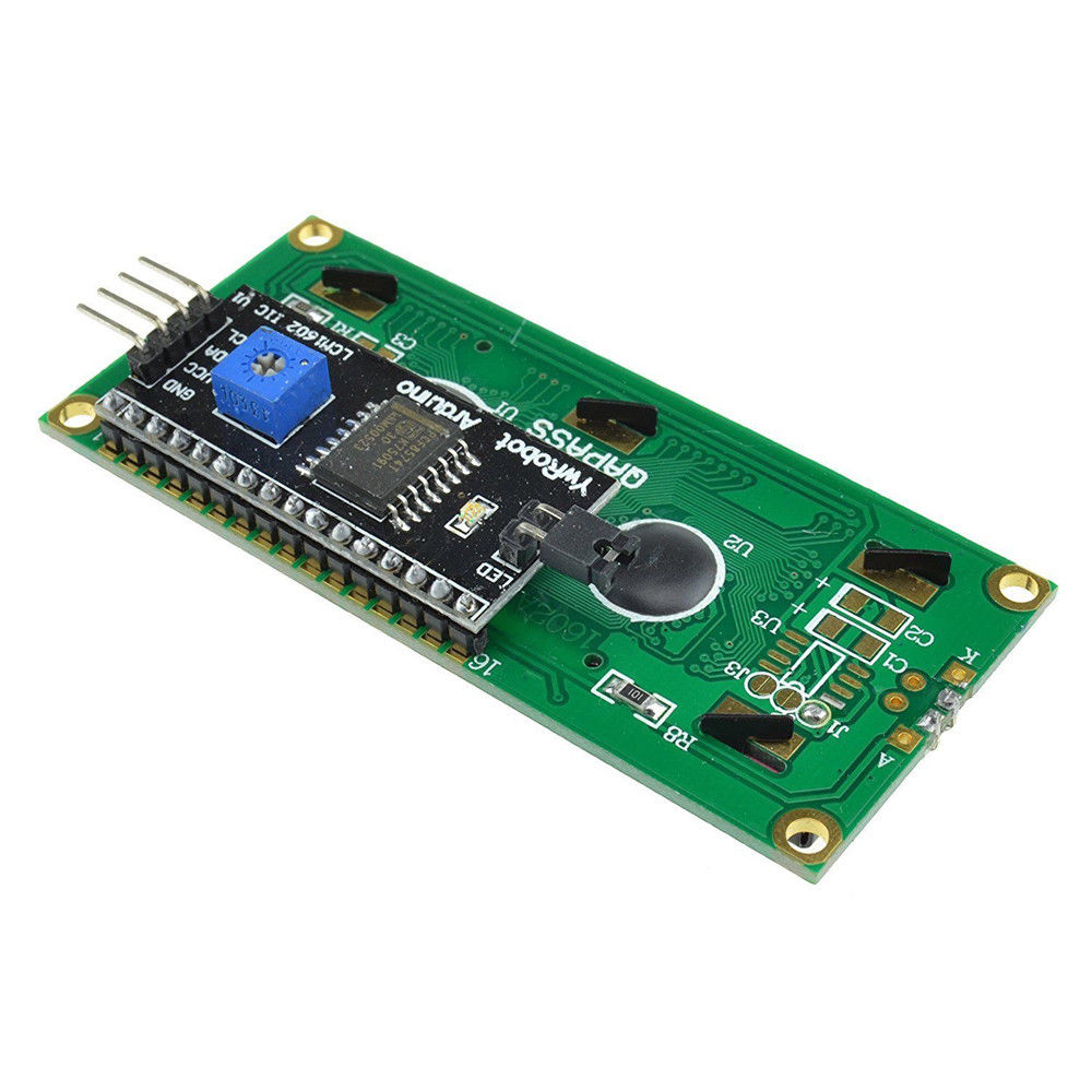 1602 16X2 LCD Display IIC/I2C/TWI/SPI Serial Interface Module For ... 1602 16X2 LCD Display IIC/I2C/TWI/SPI Serial Interface Module For ...
