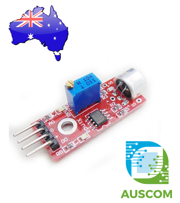 Microphone Sensor Avr Pic Sensitive Sound Detection Module Arduino Auscom Computers And Controls