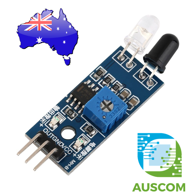 Ir Infrared Obstacle Avoidance Sensor Module For Arduino Diy Robot Auscom Computers And Controls