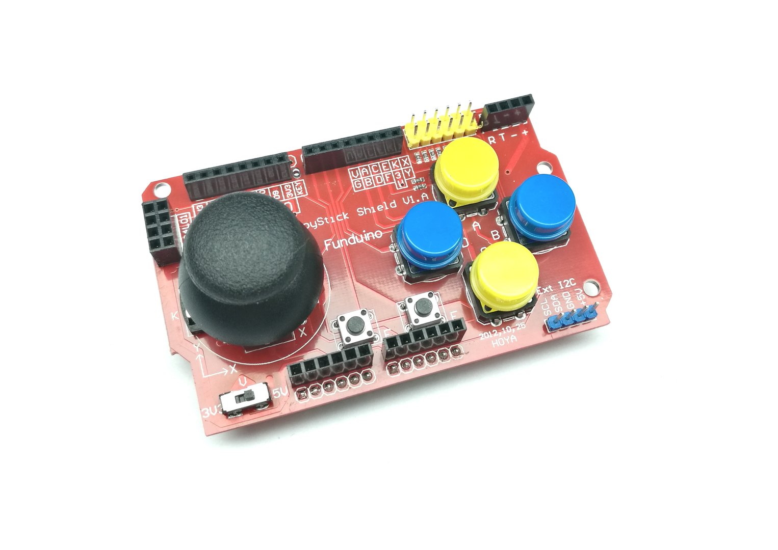 Gamepad Joystick Keypad Buttons Shield Ps2 Arduino Uno I2c Auscom Computers And Controls