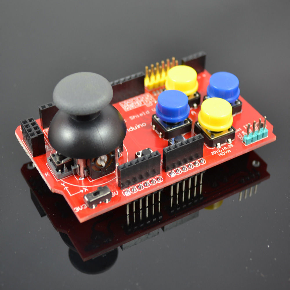 Gamepad Joystick Keypad Buttons Shield Ps2 Arduino Uno I2c Auscom Computers And Controls