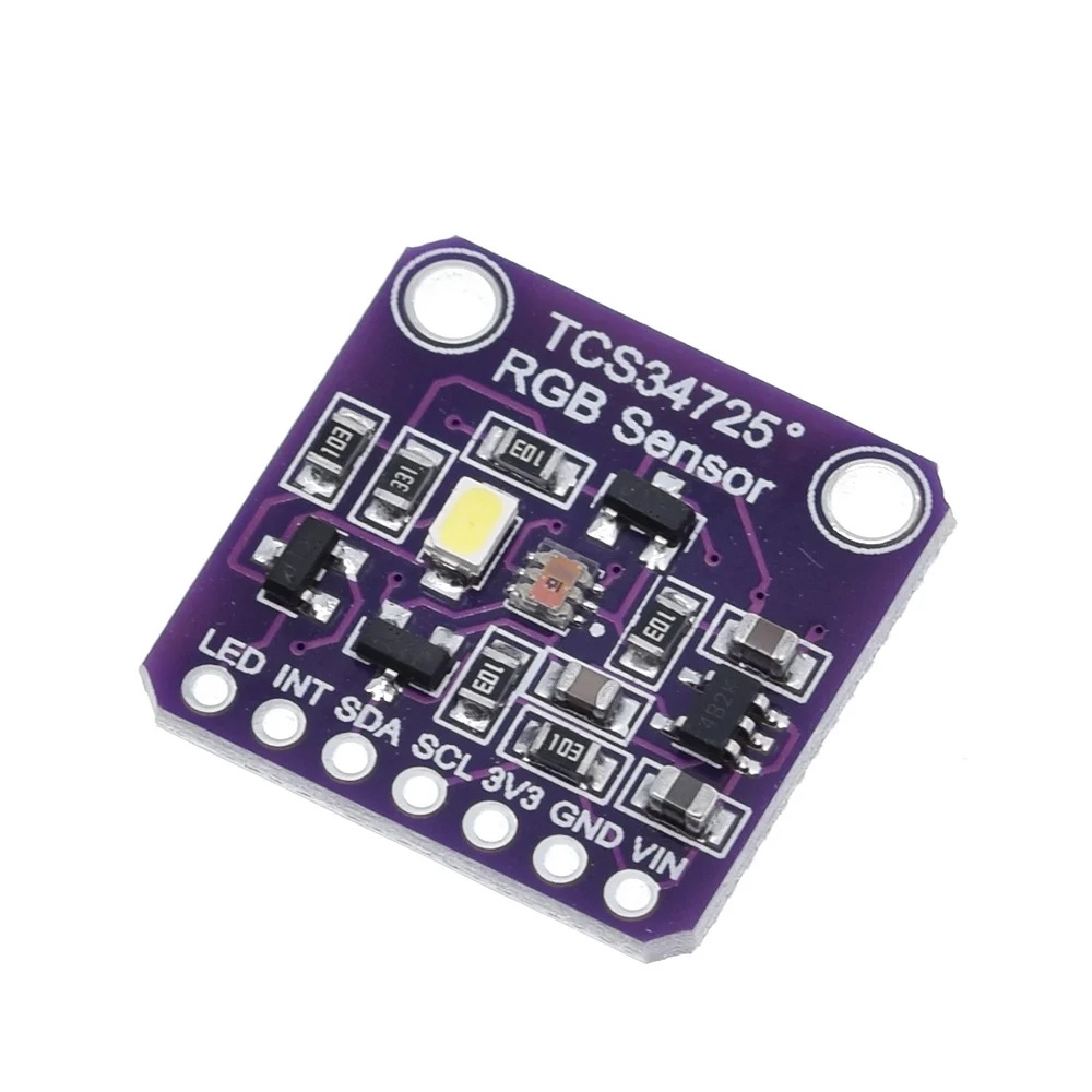 TCS34725 RGB Colour Sensor Module with IR Filter & 4150K LED I²C ...